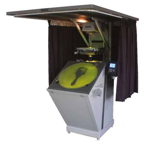 Profile Projector Vertical - Dynascan Inspection Systems Company